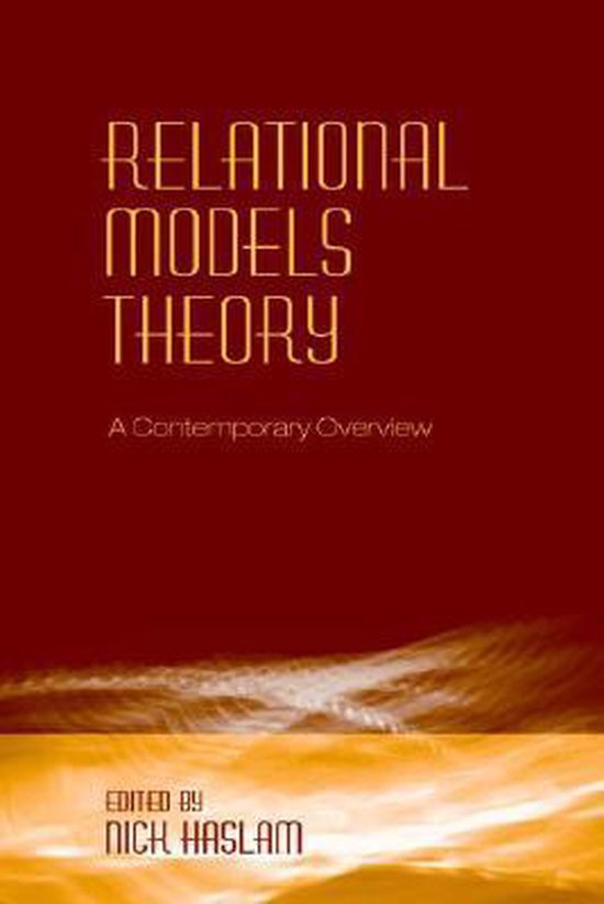 Relational Models Theory | 9780805839159 | Boeken | bol Relational Models Theory | 9780805839159 | Boeken | bol