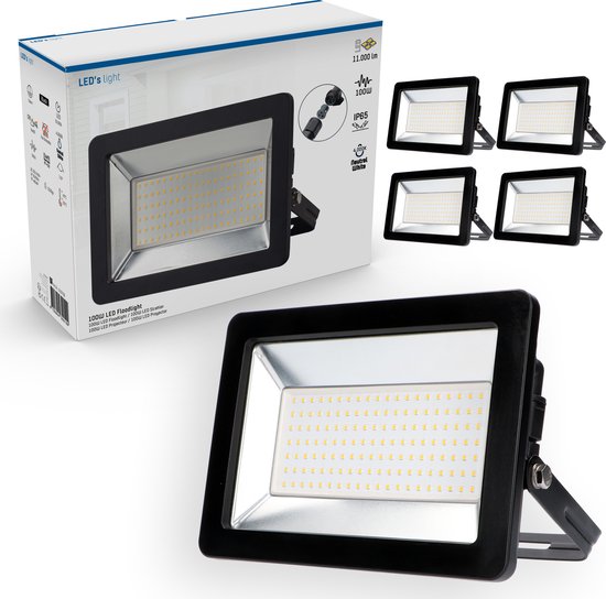 LED.nl® EasyFix LED Schijnwerpers voor buiten & binnen - IP65 - 11000 ...