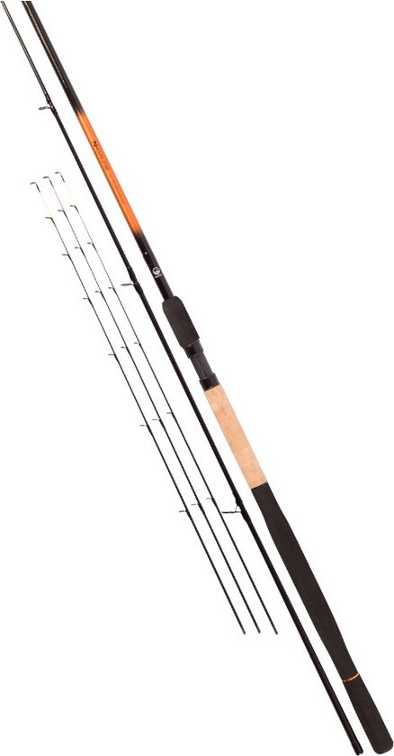 Guru N-Gauge Power Feeder Rod - 12ft - 2 Delig - Zwart | bol