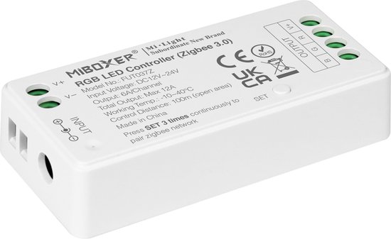 Mi-Light Mi-Boxer - (FUT037Z) - RGB LED controller (Zigbee 3.0) - Voor ...