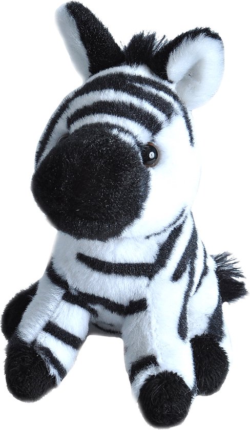 Wild Republic pluche knuffel Zebra - 13 cm - knuffeldier - Savanne dier ...