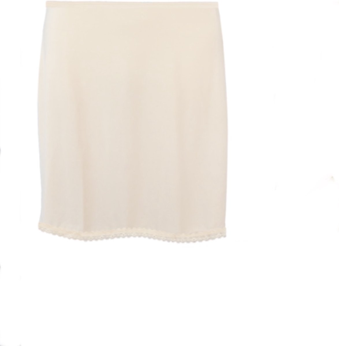 Dames onderrok met een kanten randje L/XL beige | bol.com