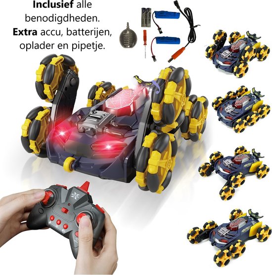 Huntex RC SixWheel Drift / Stunt Car 360 - Gratis EXTRA Accu en ...