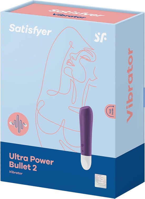 Satisfyer - Ultra Power Bullet 2 Bullet Vibrator - Paars | bol.com