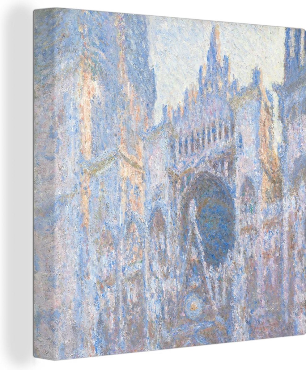 Toile Peinture Cathédrale de Rouen, façade ouest, soleil - Claude Monet ...
