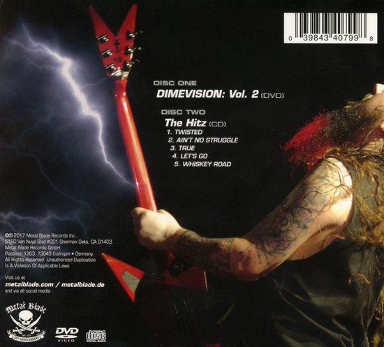 Dimebag Darrell - Dimevision 2: Roll With It Or Get Rolled Over (2 CD ...