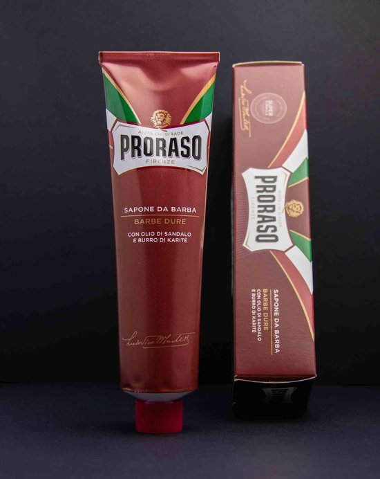 Proraso - Red Shaving Soap In A Tube - Shave Soap In The Tube | bol