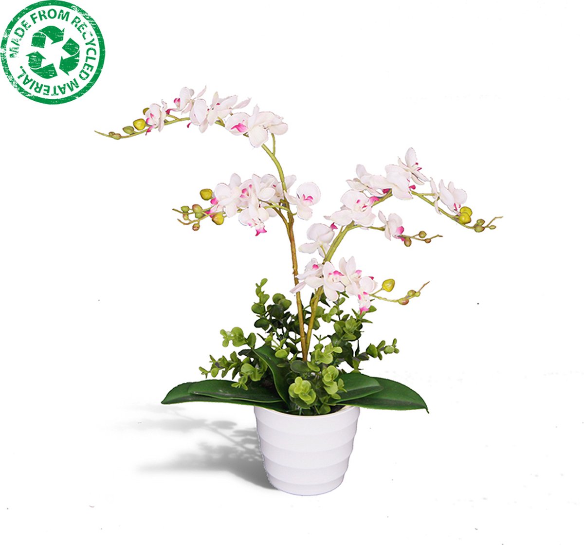 Kunst orchidee in pot - voor binnen - in pot - 50 cm - Moederdag ...