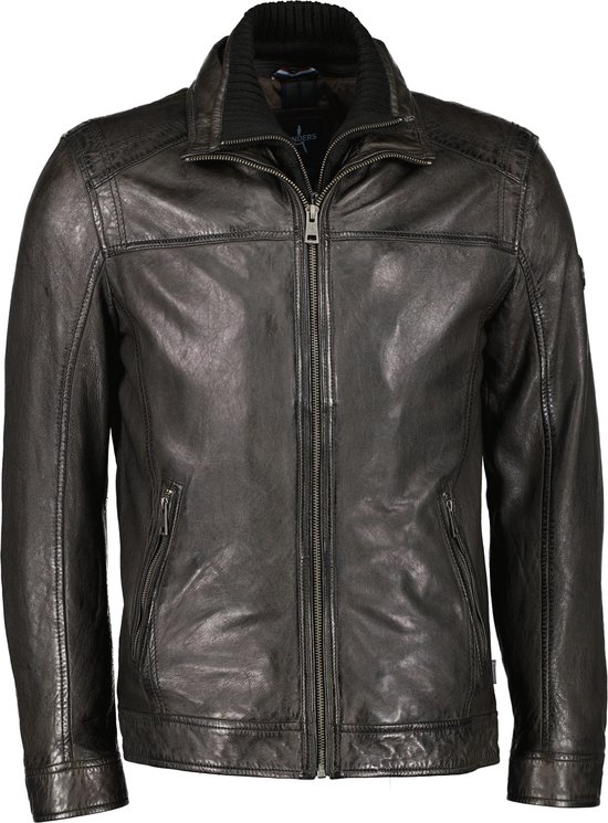 Donders Leren Jack - Modern Fit - Bruin - 58 | bol.com