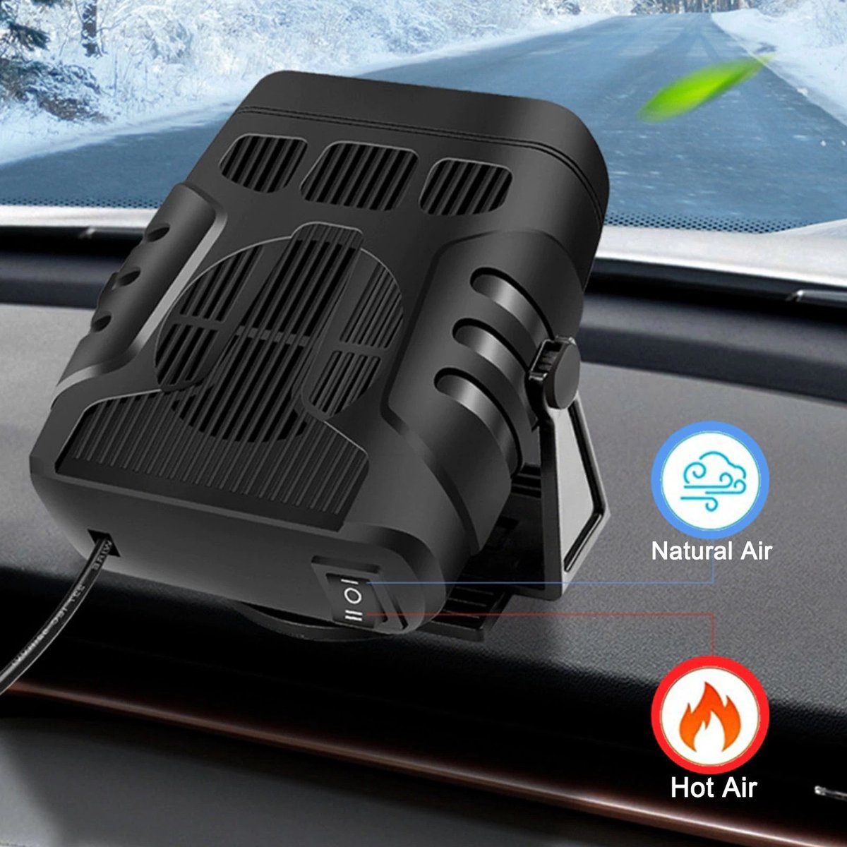 Vitafa Auto Verwarming - Autokachel - Auto Verwarming Ventilator - Auto ...