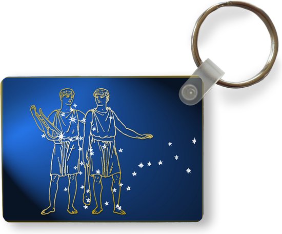 Sleutelhanger - Sterrenbeeld - Tweelingen - Sterren - Uitdeelcadeautjes ...