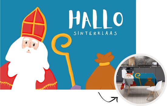 Tafelkleed - Tafellaken - 220x150 cm - Sinterklaas - Quotes - Sint ...