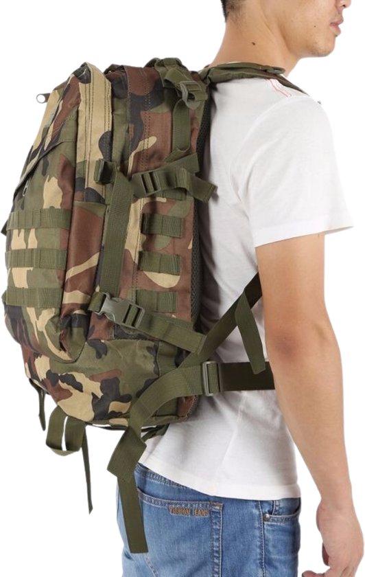 Tactische Rugzak Militaire - Leger Outdoor Bag Rugzak Mannen - Camping ...