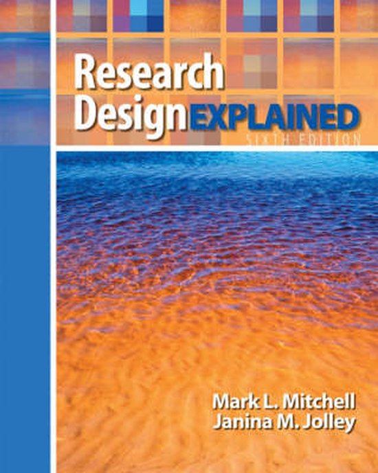 Research Design Explained | 9780495092230 | Mark L Mitchell | Boeken ...
