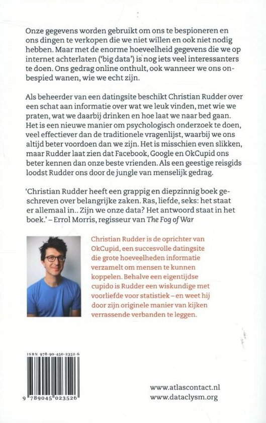 Wie we zijn wanneer we denken dat niemand kijkt, Christian Rudder ...