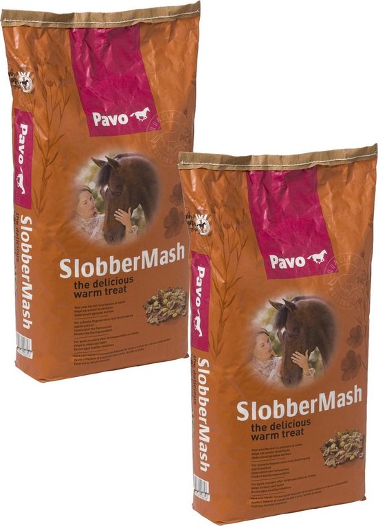 Pavo Slobber Mash - Paardenvoer - 2 x 15 kg | bol.com