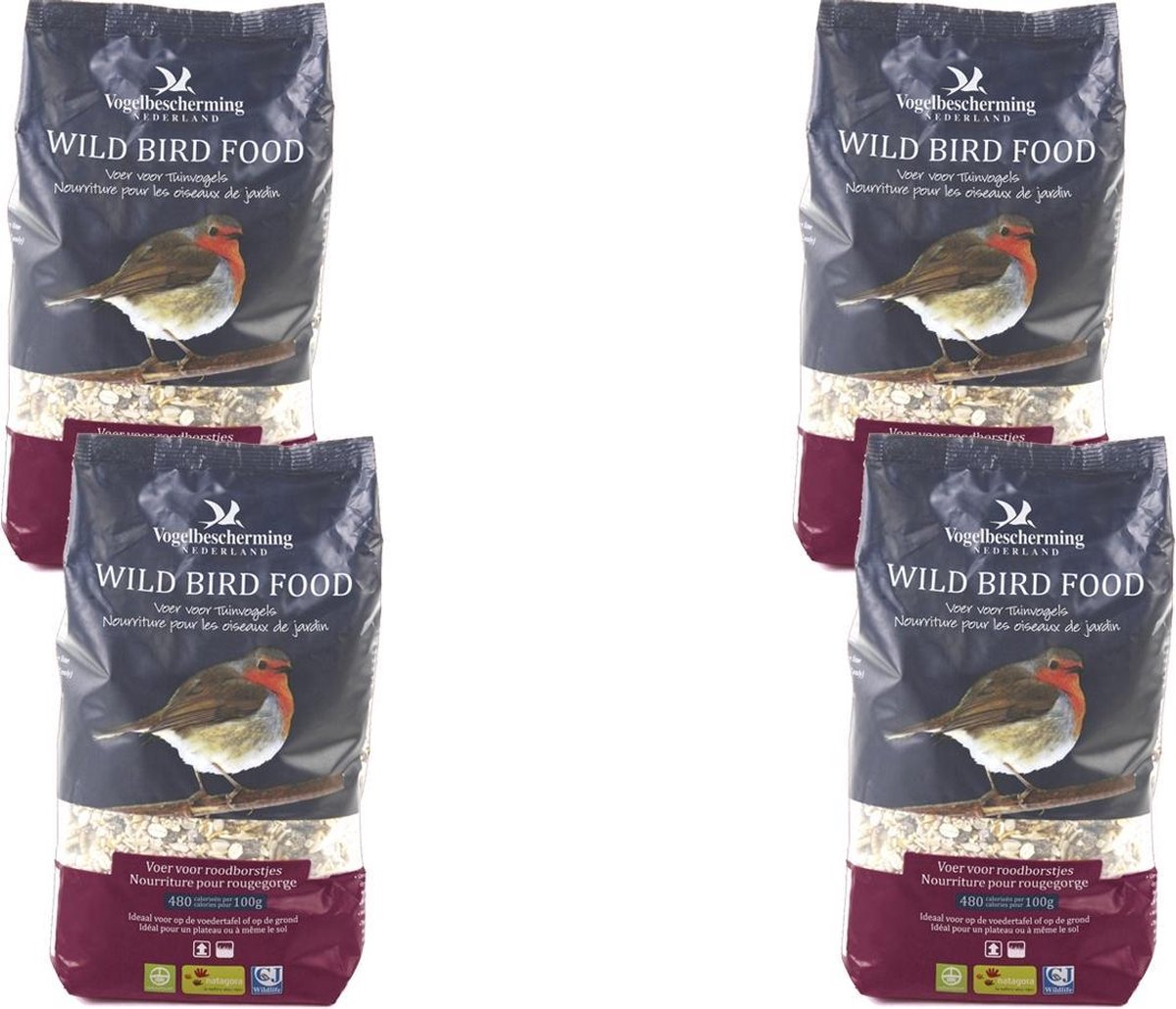 Wildbird Strooivoer Roodborstjes - Voer - 4 x 1.5 l Vbn | bol.com