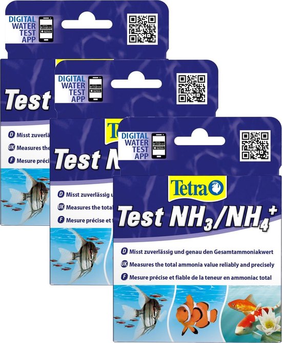 Tetra Test Ammoniak Nh3 - Testen - 3 x 3 Rea. ml | bol