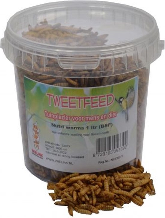 Tweetfeed Nutri Worms 1 Liter | bol