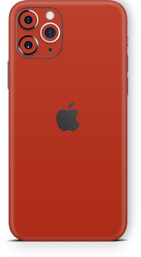 iPhone 11 Pro Skin Mat Rood - 3M Sticker | bol