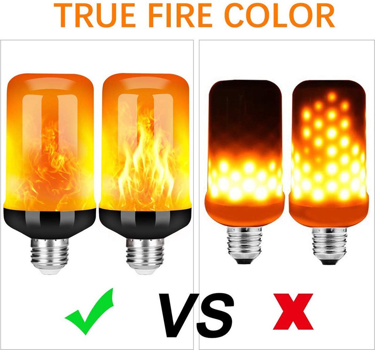 Vlam Sfeer Lamp Vuurlamp LED - 5 Watt - Sfeerlampen - Vlam licht ...