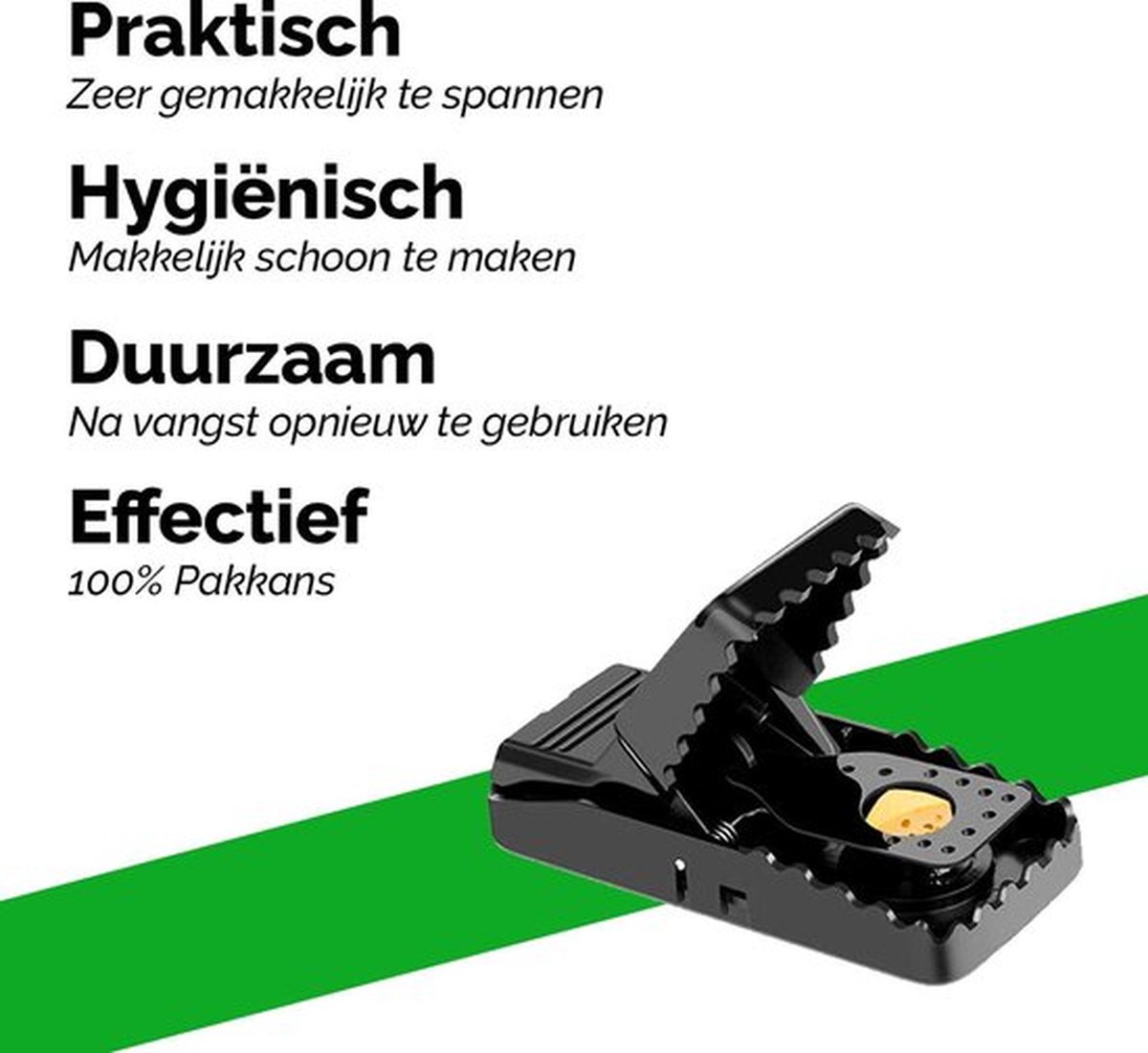 VerminBuster Muizenval 6 stuks - Muizenklem Getand - Muizenklemmen ...