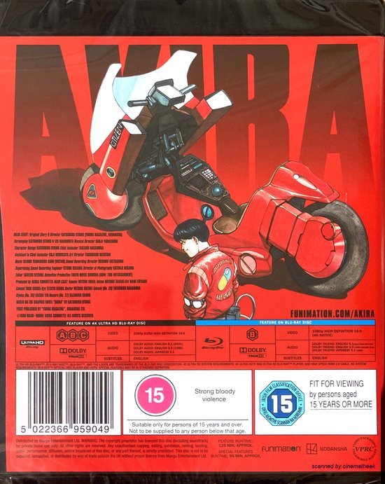 AKIRA 4k Ultra-HD Standard Edition [Blu-ray], Mami Koyama | Dvd's | bol