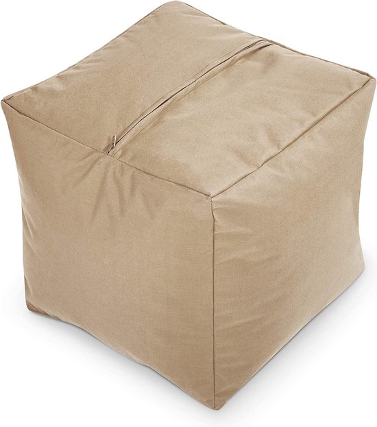 Green Bean © Zitzak Hocker 40x40x40cm met EPS korrel vulling - Lage ...