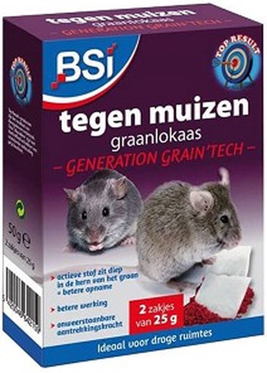 BSI Generation grain'tech- muizenkorrels- 2x25gr- graanlokaas ...
