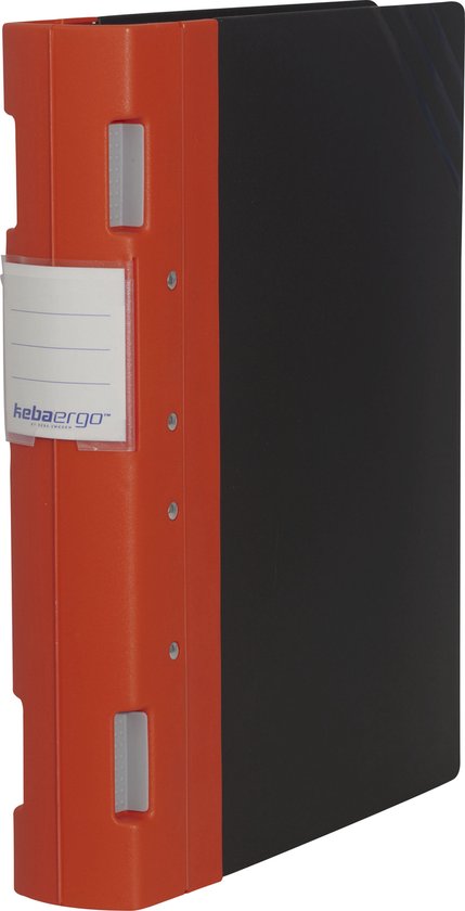 KEBA ergo map A4+ rood- zwart 55mm 4 rings GLX-4533 | bol