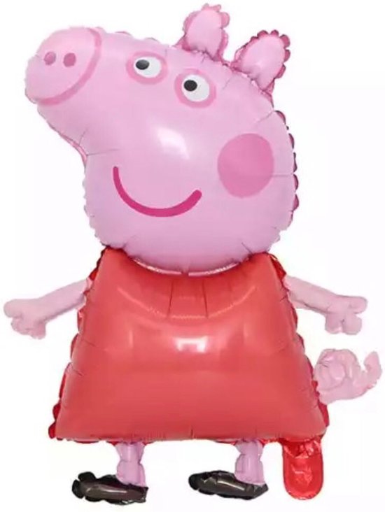 Ballon Peppa Pig 73 x 49 cm - Groot Ballon - Décoration d'anniversaire ...