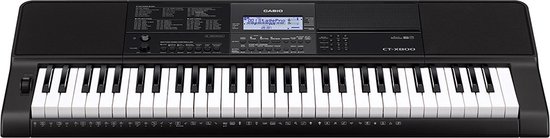 Casio CT-X800 - Keyboard - 5 oktaven - Inclusief adapter - Zwart | bol