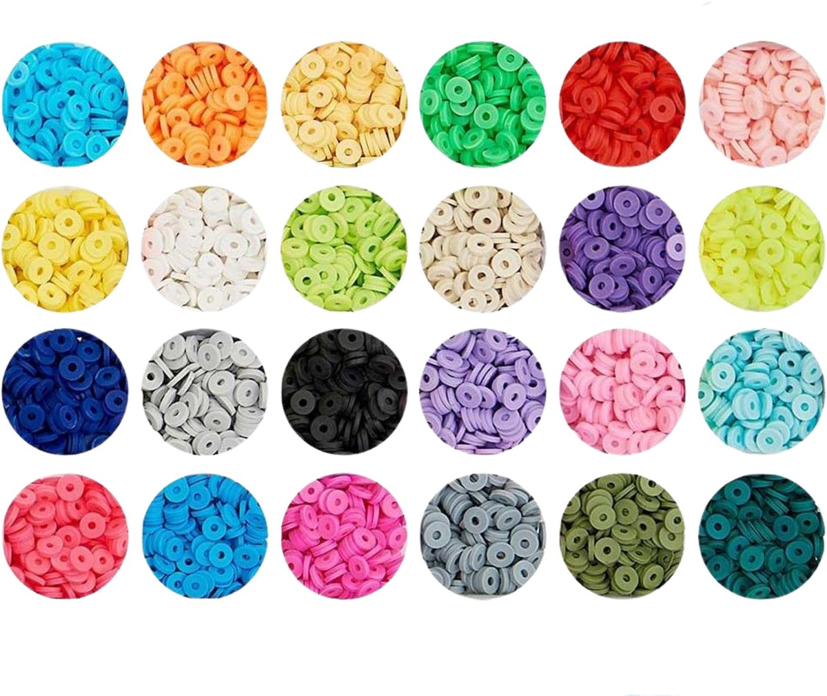 Kralenset - Platte Kralen - Katsuki Kralen Set - 24 Kleuren | bol.com