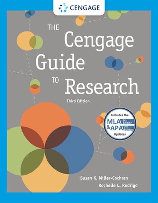 The Cengage Guide to Research | 9781337280969 | Rochelle Rodrigo ...