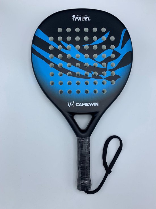 Camewin - padelracket - 365gr - blauw / zwart - carbon - power en ...