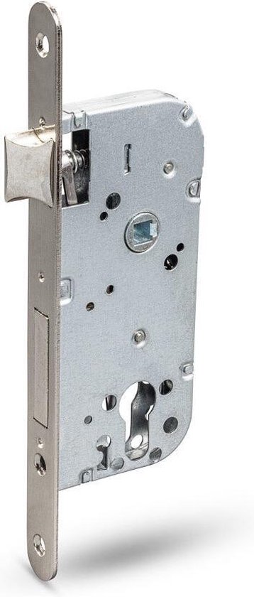 Insteekslot SATIN NICKEL 50x70mm rond | bol