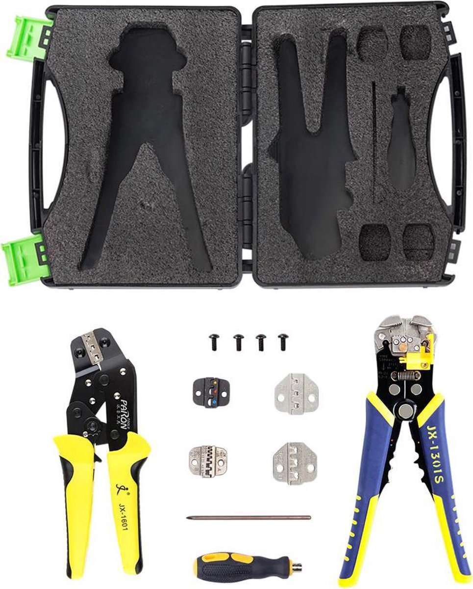 Multifunctionele Krimpgereedschap Set - Krimptang - Isolatie Terminals Kit - Draad... | bol.com