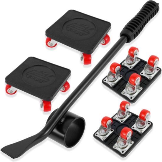 Innovaland ® Meubelroller Set Premium - 4x Meubeltransporter Trolley ...