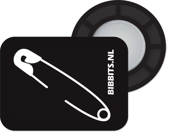 Bibbits hardloopmagneten | Safety pins black | bol