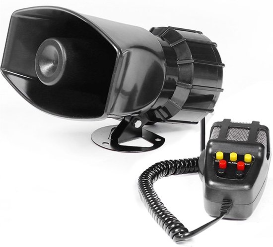 Auto sirene - Megafoon - 7 Sirenes - valentijn cadeau voor hem - PA ...