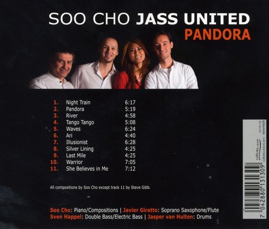 Soo Cho & Jass United - Pandora (CD), Soo Cho & Jass United | Muziek | bol