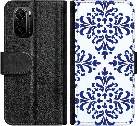 Poco F3 Hoesje - Book Case Delfts Blauw - Designed by Cazy | bol.com