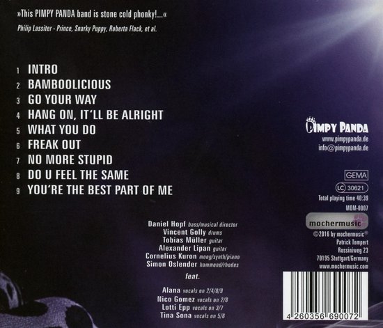 Pimpy Panda - Bamboolicious (CD), Pimpy Panda | CD (album) | Muziek | bol