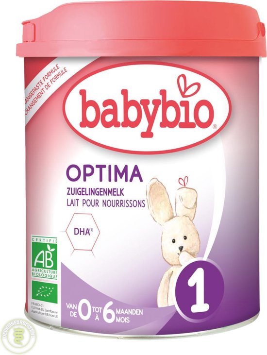 Babybio Optima 1 - Flesvoeding - Zuigelingenvoeding in poedervorm met ...
