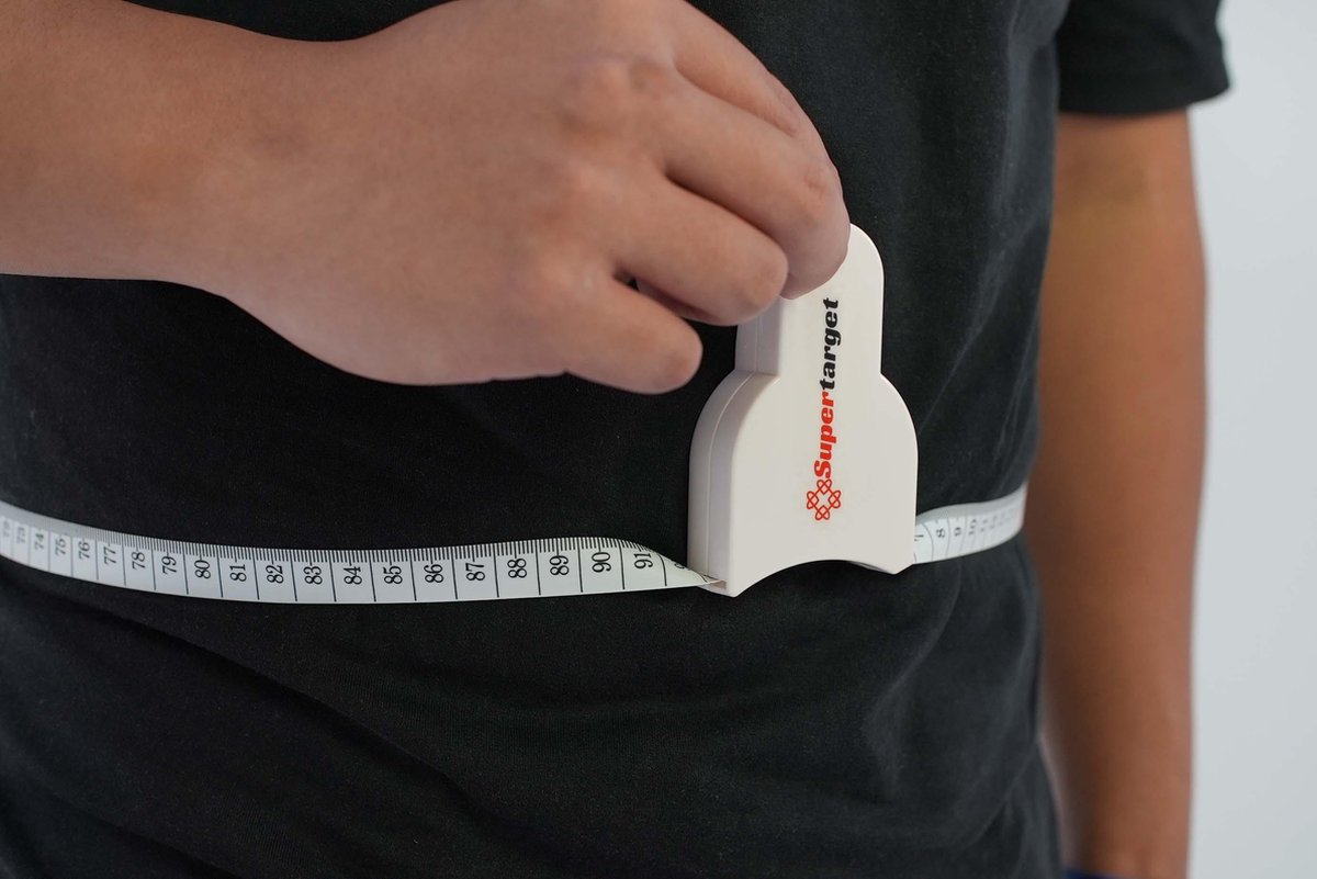 Omtrekmeter Meetlint lichaam - Omvang Meetlint - Body Mass Tape - WIT | bol.com