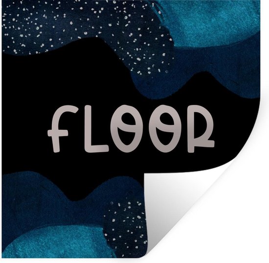 Muurstickers - Sticker Folie - Floor - Pastel - Meisje - 120x120 cm ...