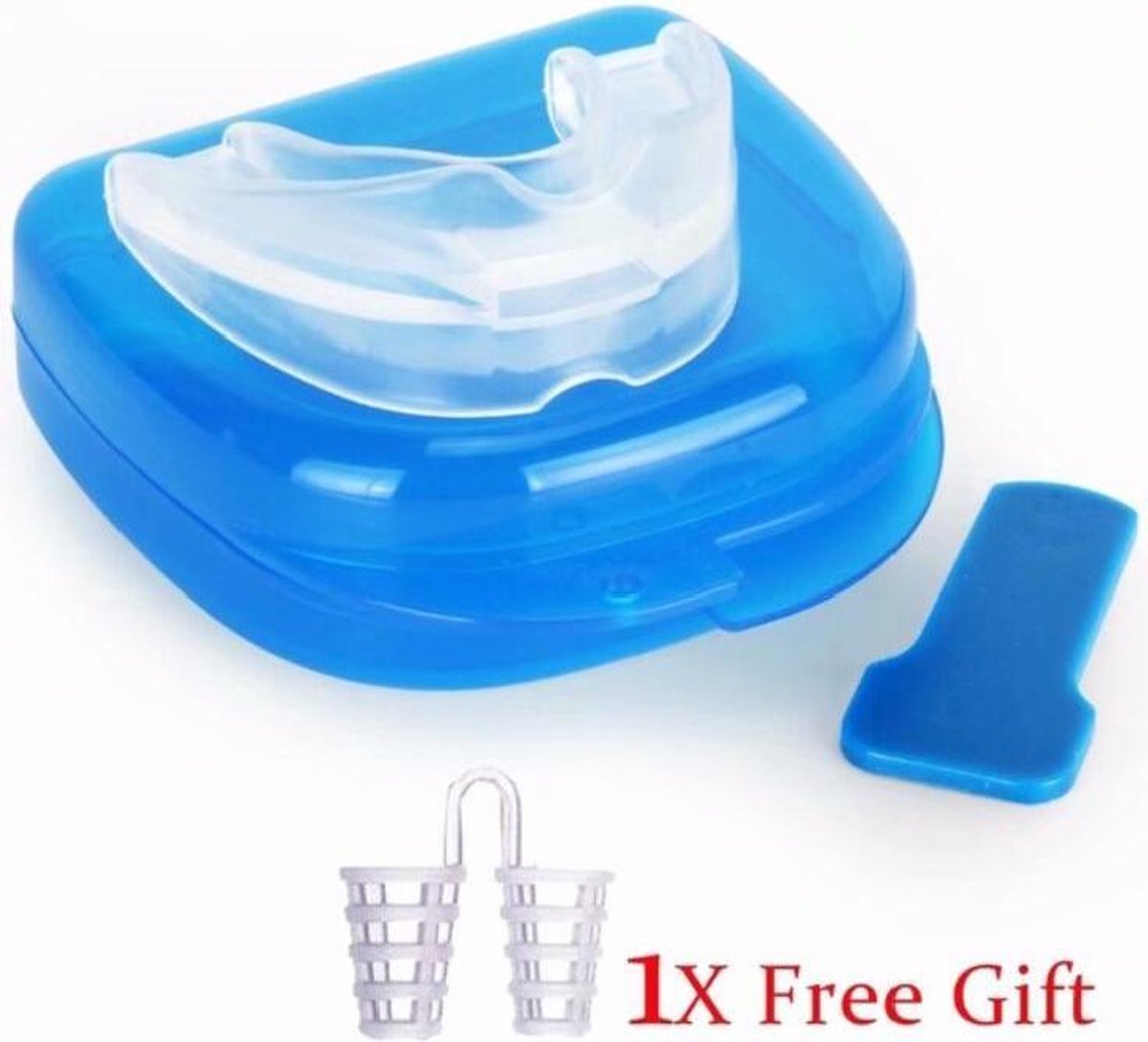 Snurk Bitje Set Met Gratis Slaapmasker - Snurkbeugel - Neusspreiders ...