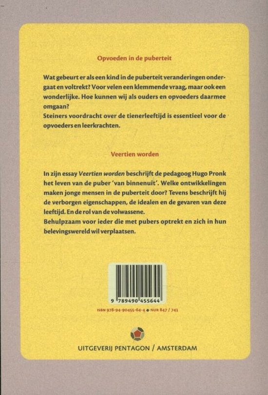 Opvoeden in de puberteit, Rudolf Steiner | 9789490455644 | Boeken | bol