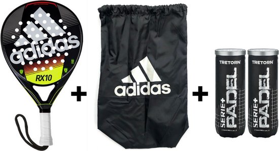 Adidas Padel Starters-set | Racket RX10 - 6 ballen - Tasje | | bol.com