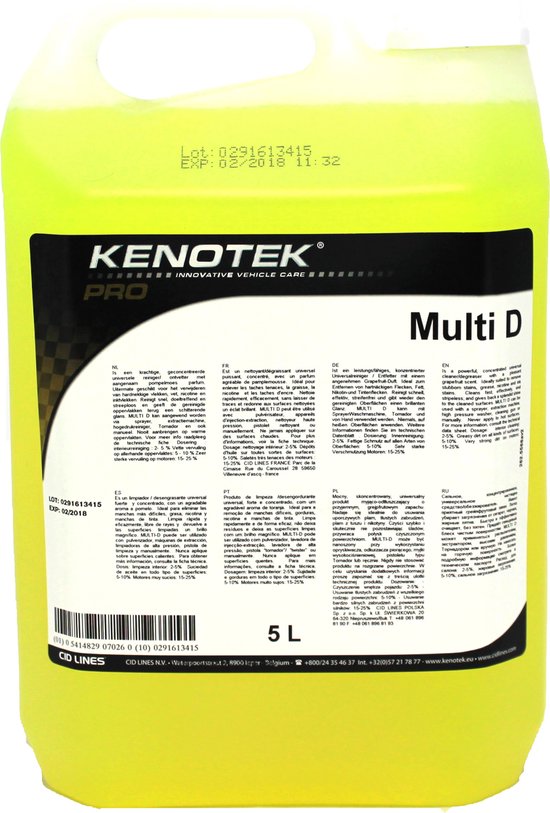 KENOTEK - Multi D - Multi Degreaser - Ontvetter - 5L | bol